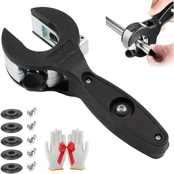 Ratcheting Pipe Cutter Tool, Ratchet-Type One-Hand Fast Pipe Cutting ...