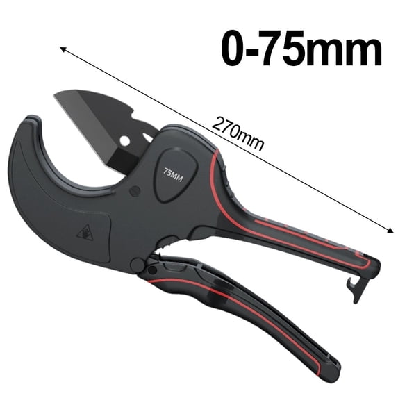 Ratcheting Pipe Tube Cutter For PVC PU PP PE Hose 32 Mm 75 Mm Fast ...
