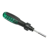 Ratcheting Screwdriver 11-in-1 Multiple Bit Screw Driver Ratchet ...