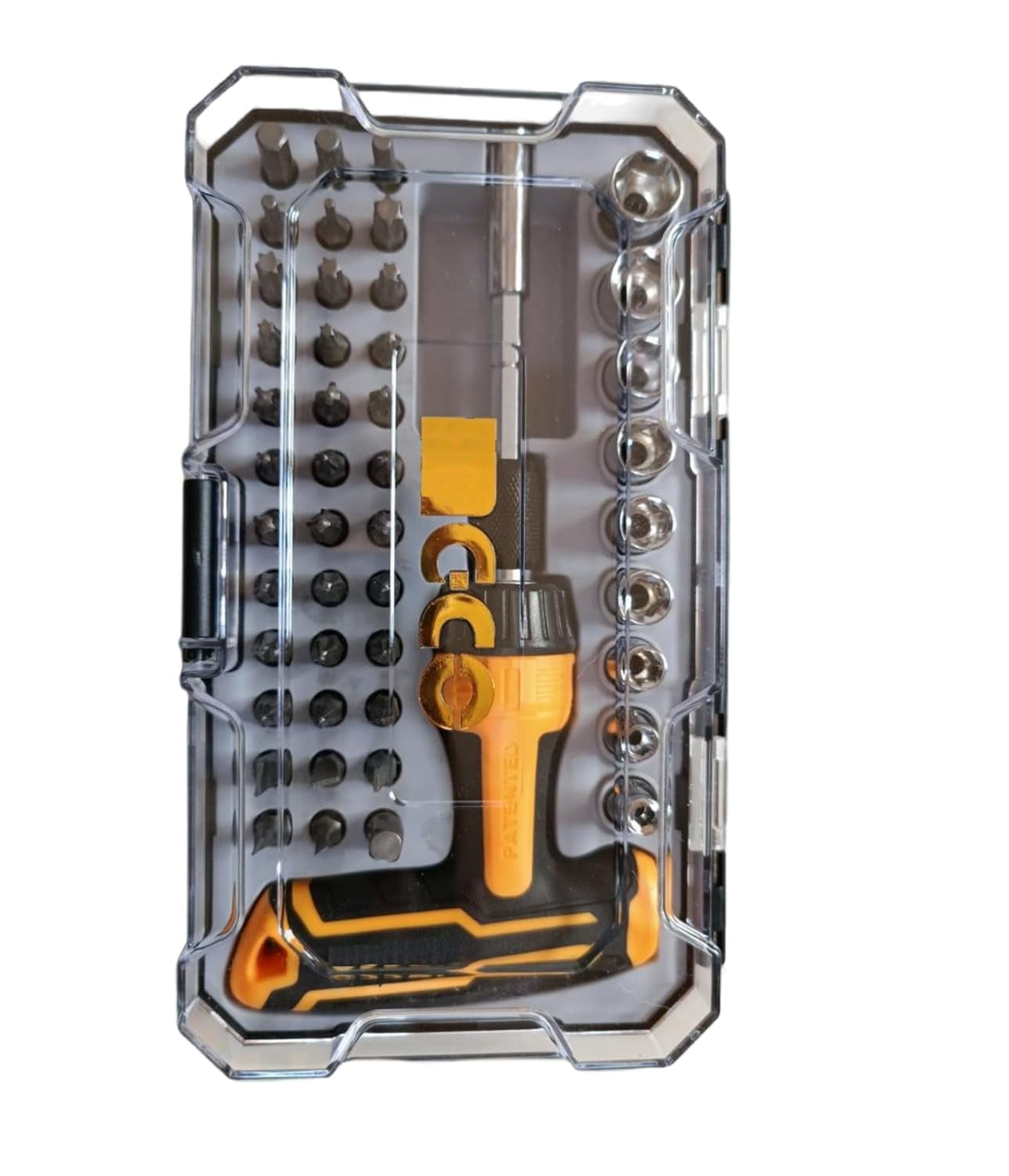 Ratcheting Screwdriver Bit Set With Socket Set Of 47 Piece | Bits With ...