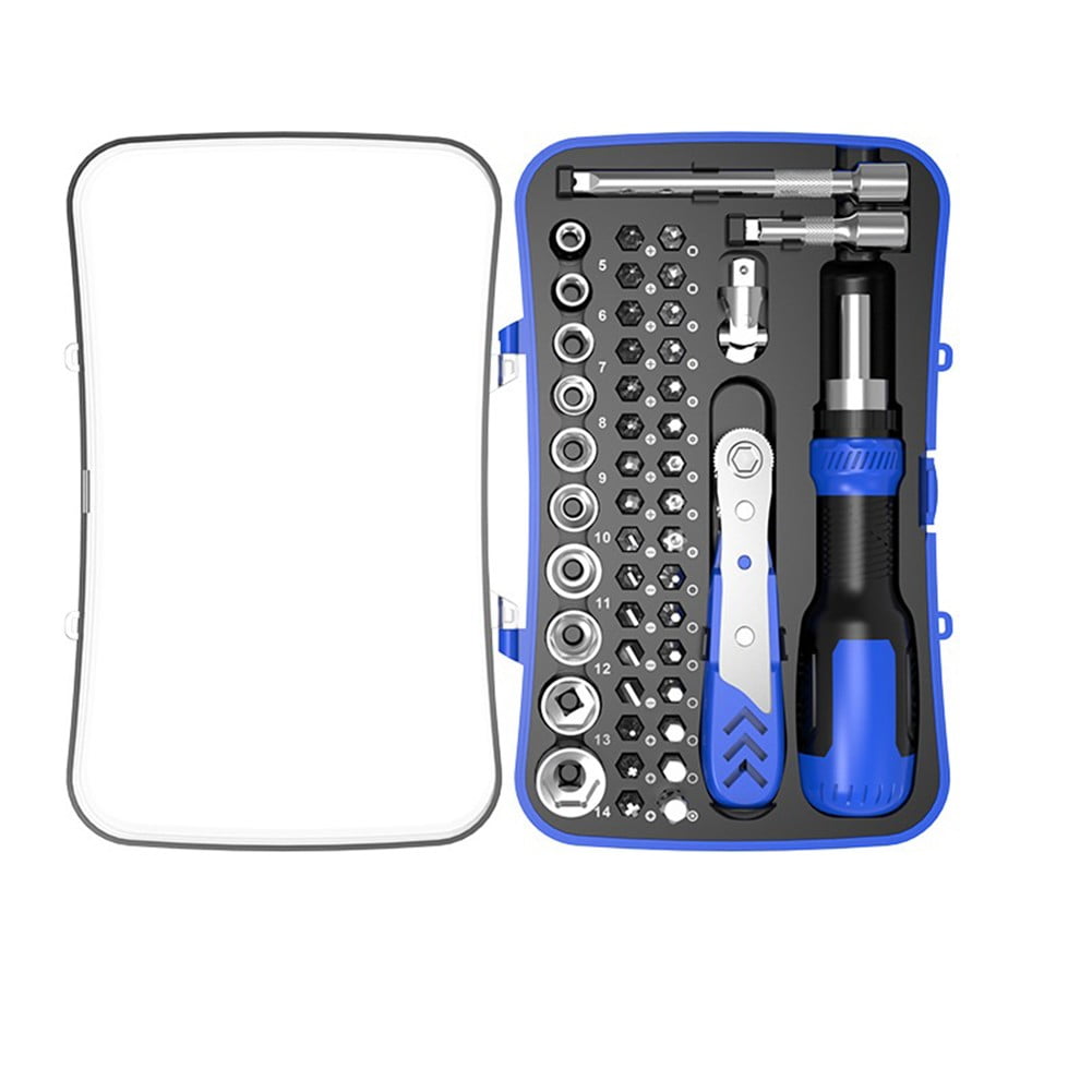 Ratcheting Screwdriver Torx Bits Wrench Socket Set Magnetic with ...