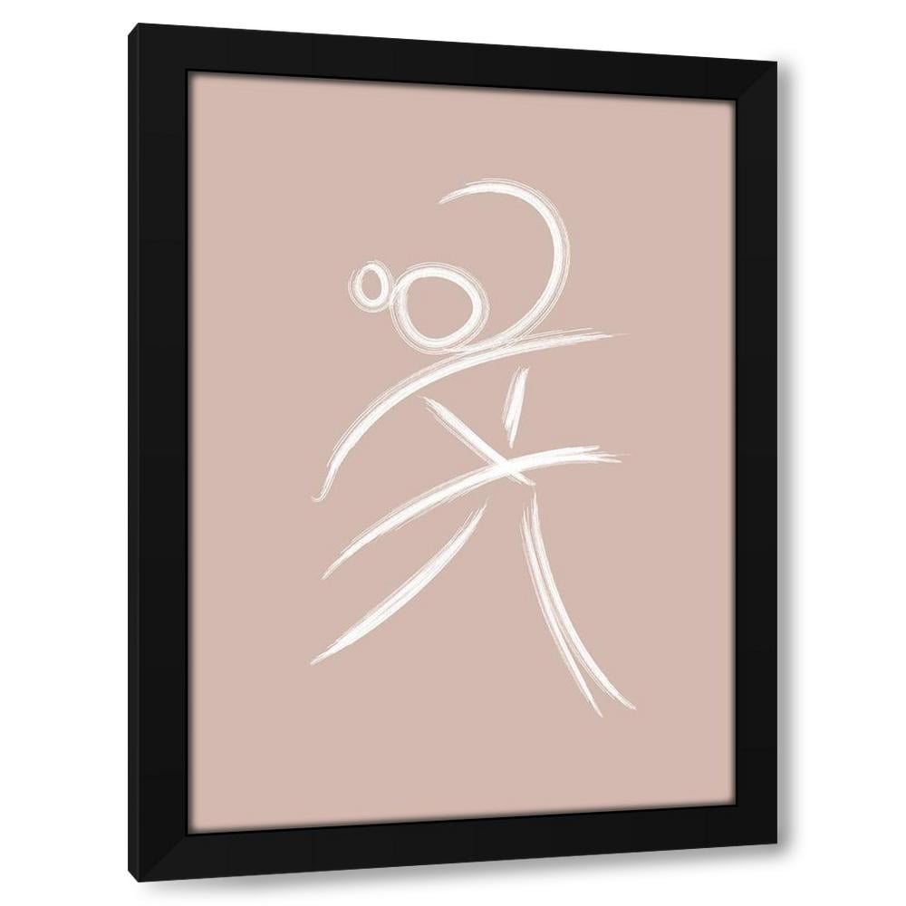 Tiffany Ratcliffe 11x14 Black Modern Wood Framed Wall Art Titled - Dancer - Walmart.com