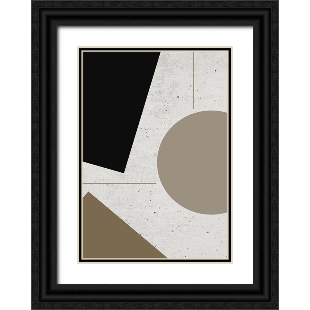 Ratcliffe, Tiffany 11x14 Black Ornate Wood Framed with Double Matting Museum Art Print Titled ...