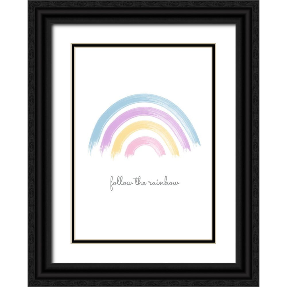 Ratcliffe, Tiffany 11x14 Black Ornate Wood Framed with Double Matting Museum Art Print Titled ...