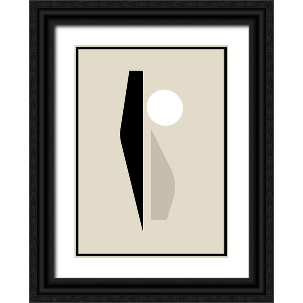 Ratcliffe, Tiffany 11x14 Black Ornate Wood Framed with Double Matting Museum Art Print Titled ...
