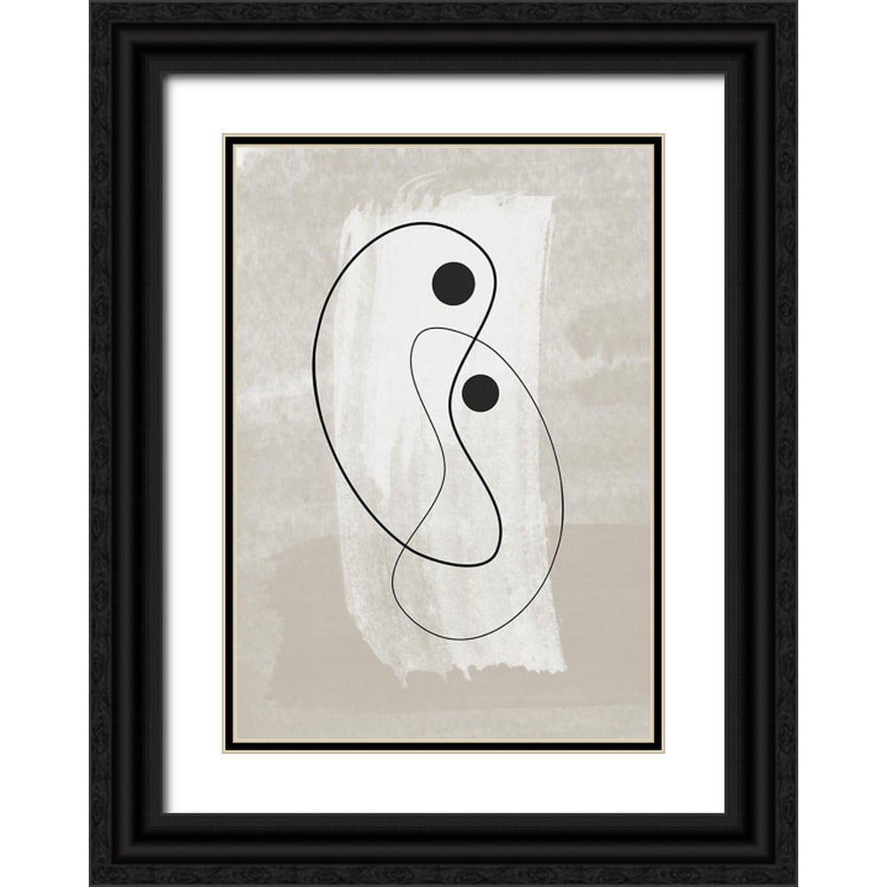 Ratcliffe, Tiffany 11x14 Black Ornate Wood Framed with Double Matting Museum Art Print Titled ...