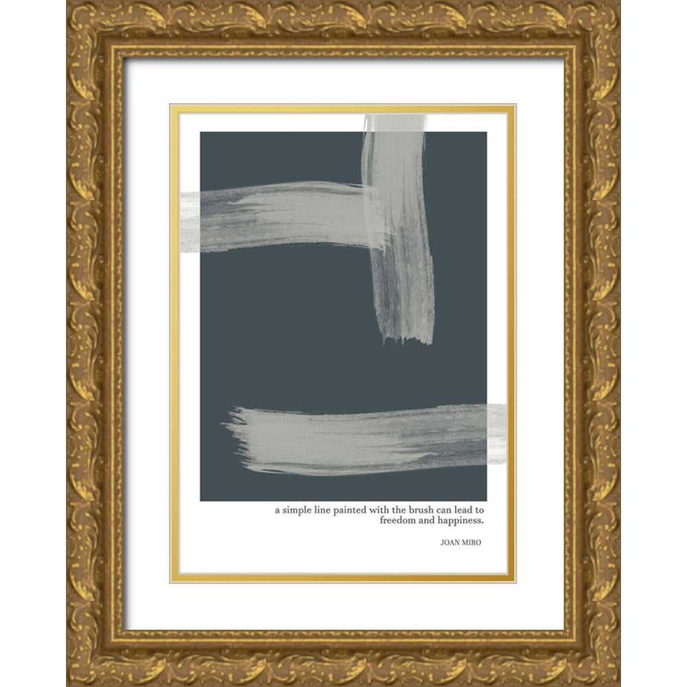 Ratcliffe, Tiffany 11x14 Gold Ornate Wood Framed with Double Matting ...