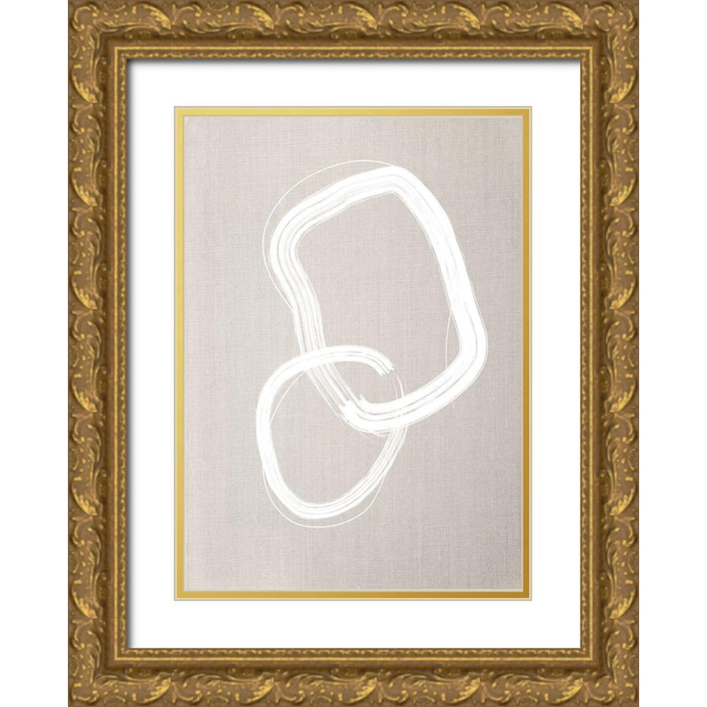 Ratcliffe, Tiffany 11x14 Gold Ornate Wood Framed with Double Matting Museum Art Print Titled ...