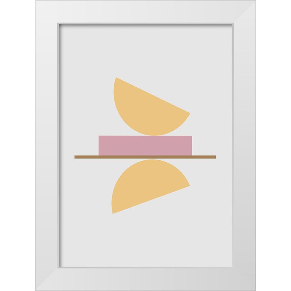 Ratcliffe, Tiffany 11x14 White Modern Wood Framed Museum Art Print Titled - Balance No.2 ...