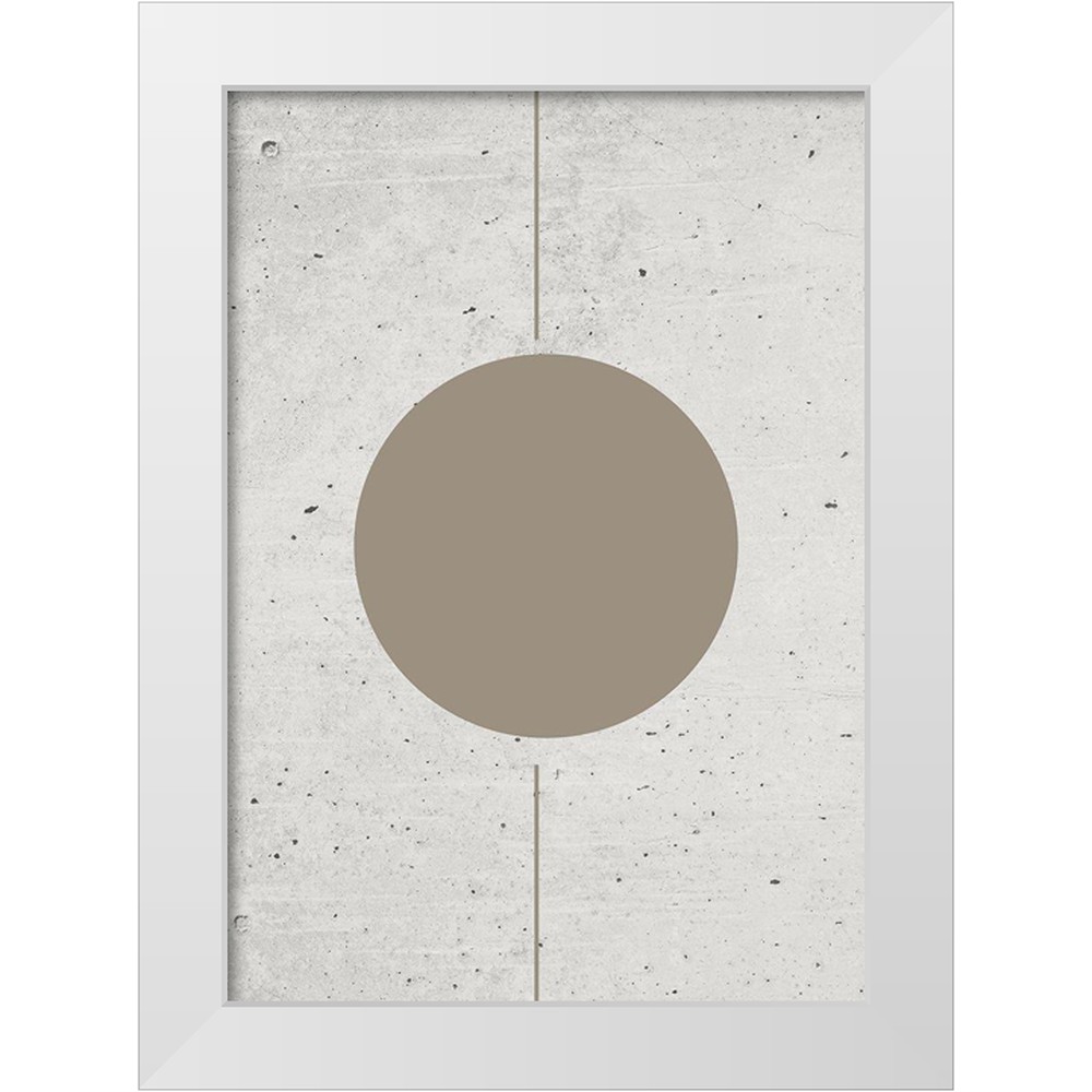 Ratcliffe, Tiffany 11x14 White Modern Wood Framed Museum Art Print Titled - Concrete Shapes No.2 ...