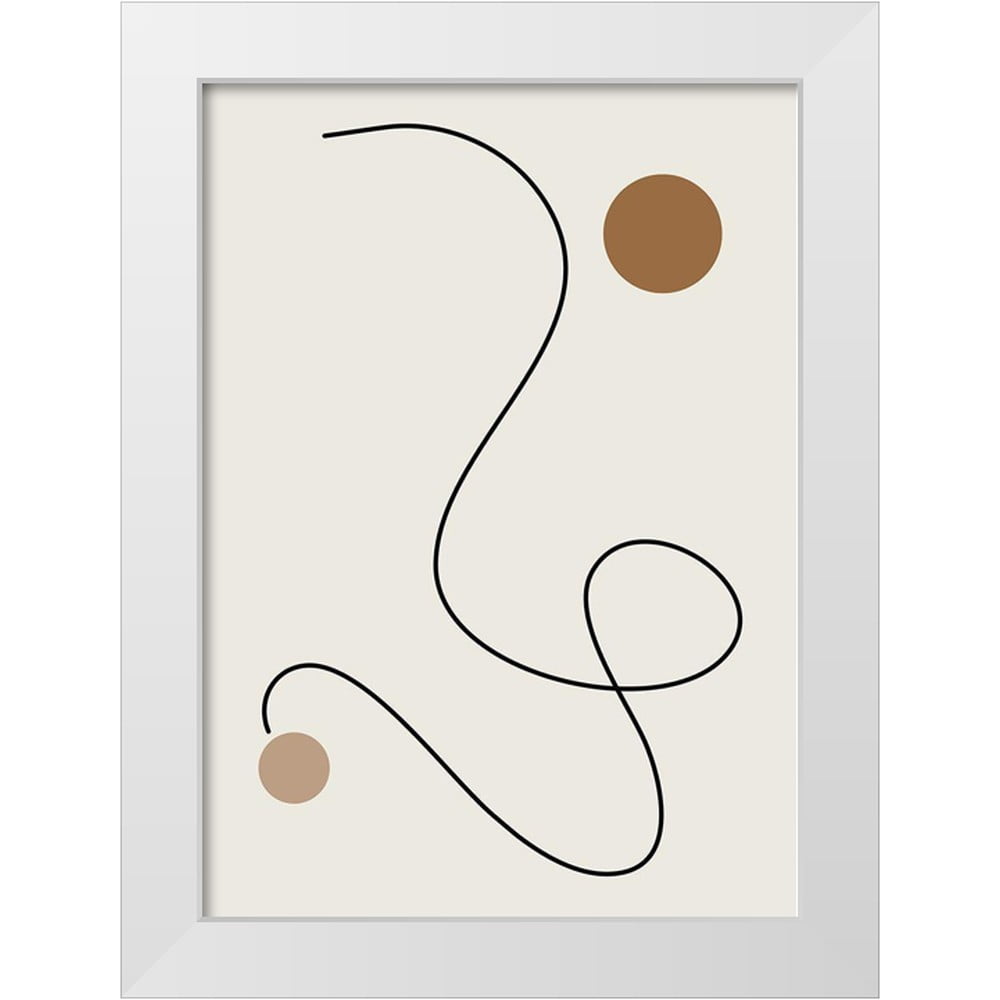 Ratcliffe, Tiffany 11x14 White Modern Wood Framed Museum Art Print Titled - The Line No.1 ...