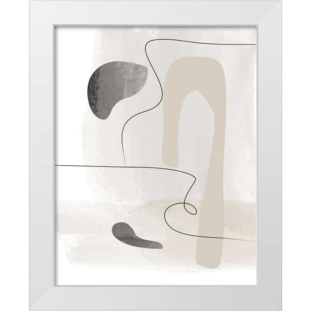 Ratcliffe, Tiffany 12x14 White Modern Wood Framed Museum Art Print Titled - Wonder No.4 ...