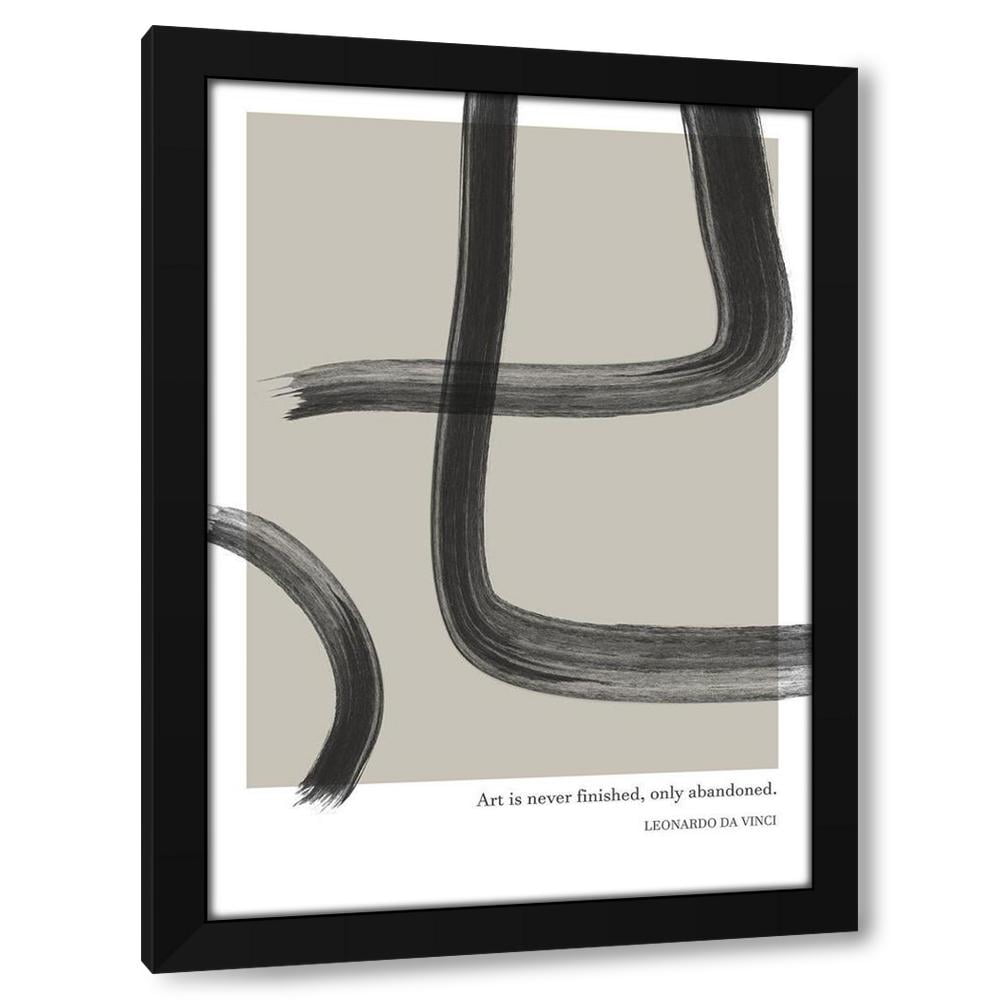 Tiffany Ratcliffe 14x18 Black Modern Wood Framed Wall Art Titled - Only Abandoned - Walmart.com