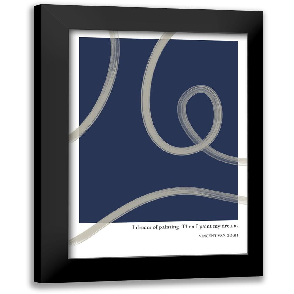 Ratcliffe, Tiffany 14x18 Black Modern Framed Museum Art Print Titled - Paint My Dream - Walmart.com