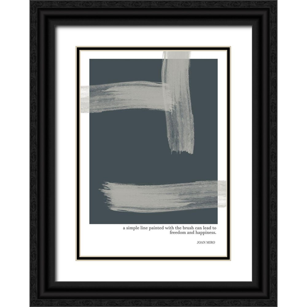 Ratcliffe, Tiffany 14x18 Black Ornate Wood Framed with Double Matting Museum Art Print Titled ...