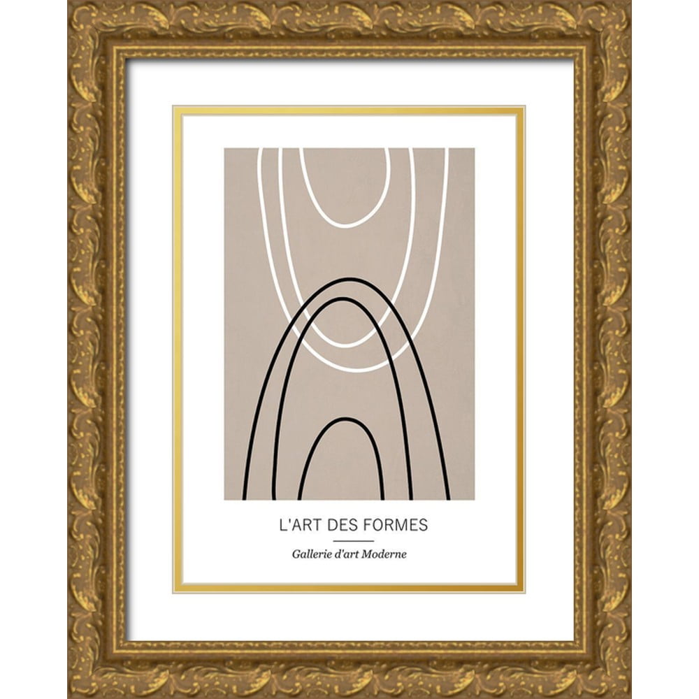 Ratcliffe, Tiffany 14x18 Gold Ornate Wood Framed with Double Matting Museum Art Print Titled ...