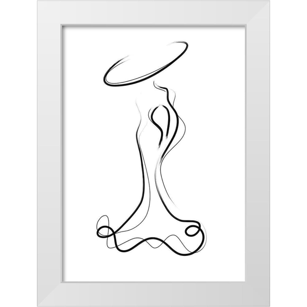 Ratcliffe, Tiffany 14x18 White Modern Wood Framed Museum Art Print Titled - Glamour - Walmart.com