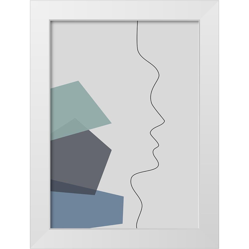 Ratcliffe, Tiffany 14x18 White Modern Wood Framed Museum Art Print Titled - In Your Thoughts No ...