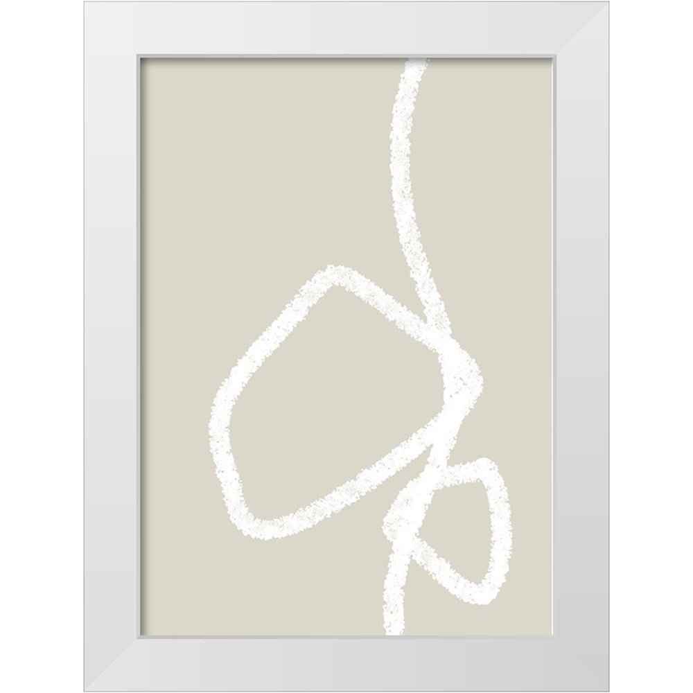 Ratcliffe, Tiffany 14x18 White Modern Wood Framed Museum Art Print Titled - Interlock No.3 ...