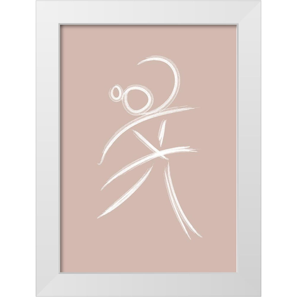 Ratcliffe, Tiffany 18x24 White Modern Wood Framed Museum Art Print Titled - Dancer - Walmart.com