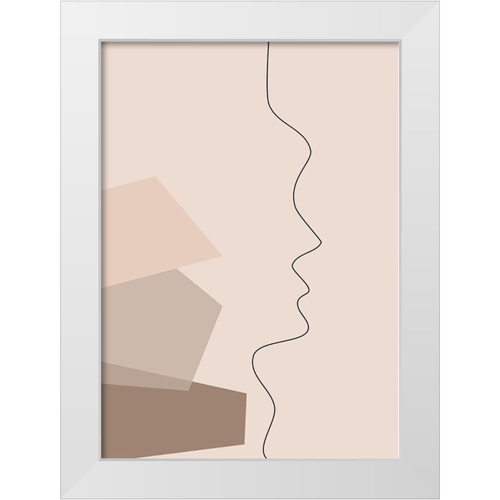 Ratcliffe, Tiffany 18x24 White Modern Wood Framed Museum Art Print Titled - In Your Thoughts No ...