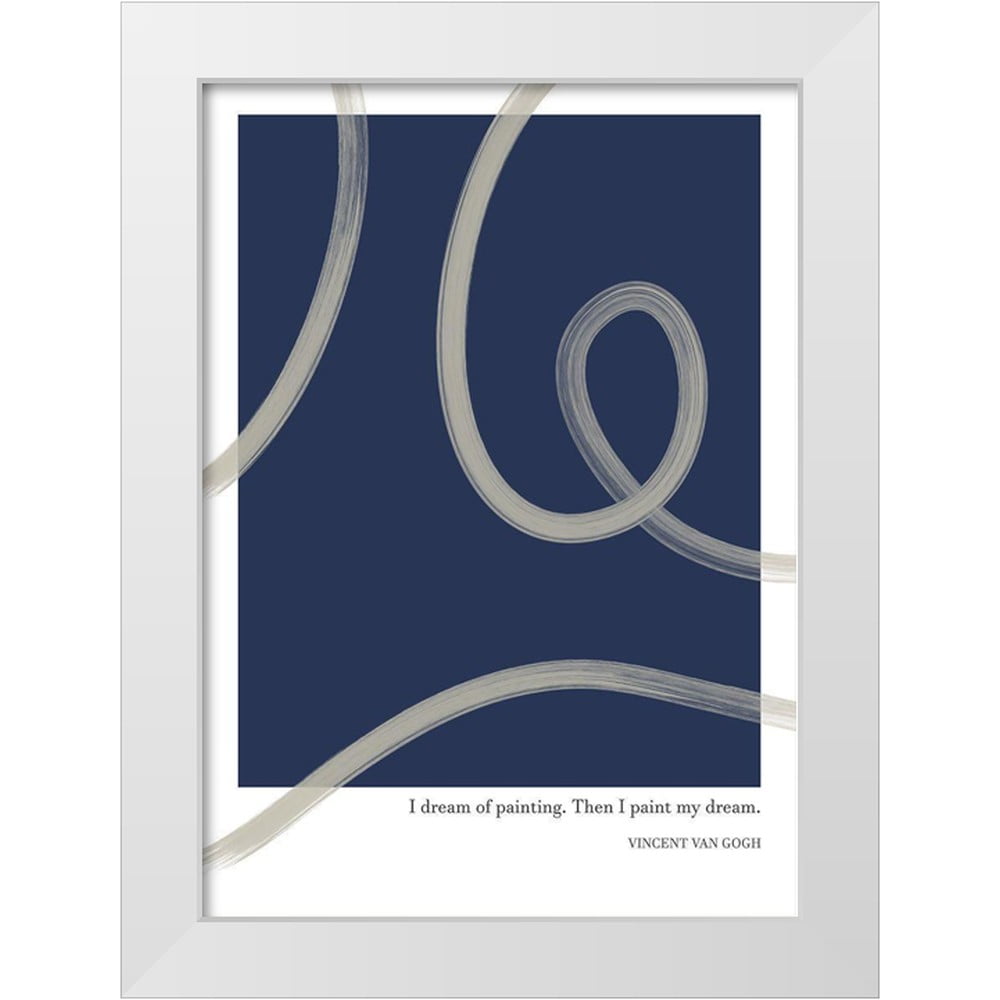 Ratcliffe, Tiffany 18x24 White Modern Wood Framed Museum Art Print Titled - Paint My Dream ...