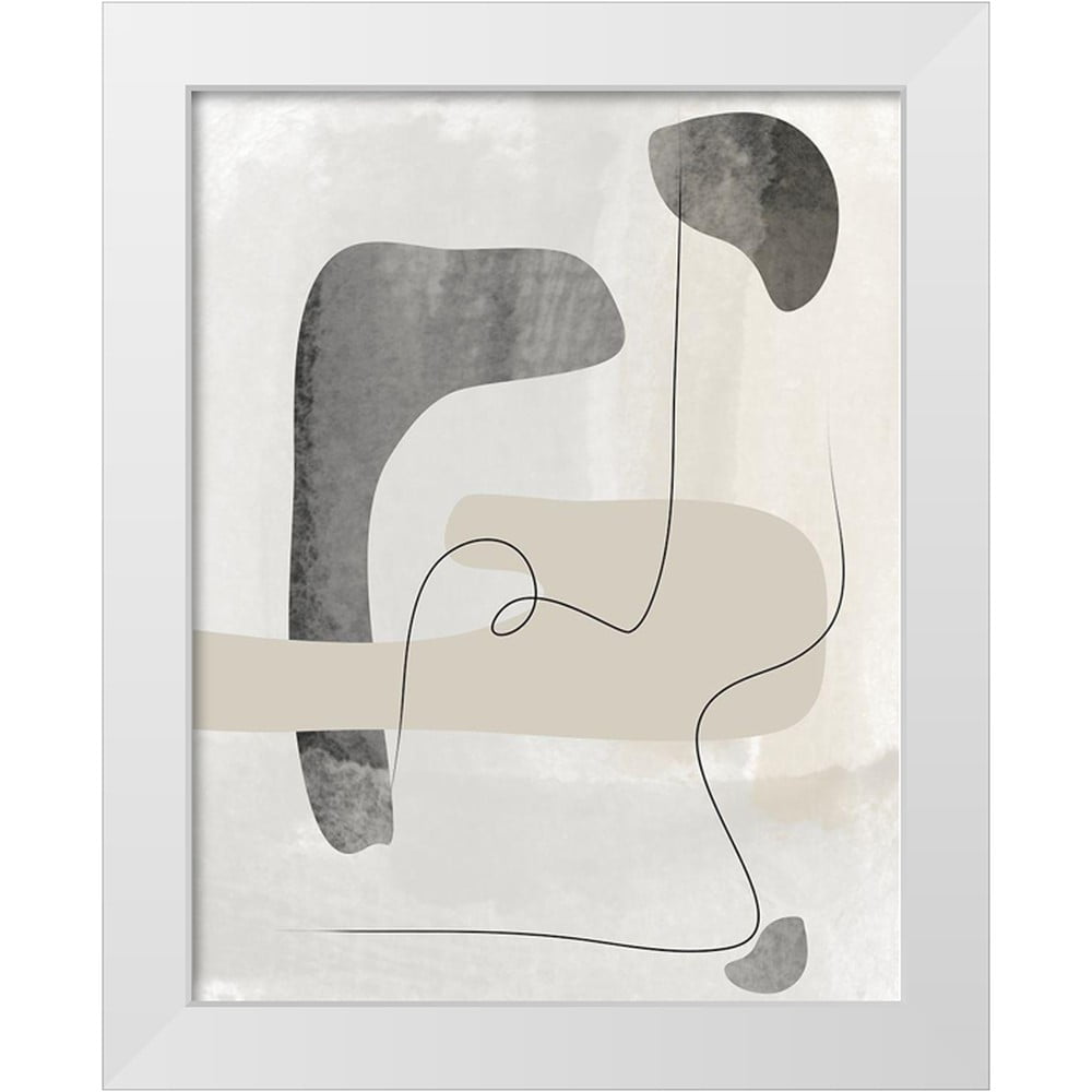 Ratcliffe, Tiffany 20x24 White Modern Wood Framed Museum Art Print Titled - Wonder No.3 ...