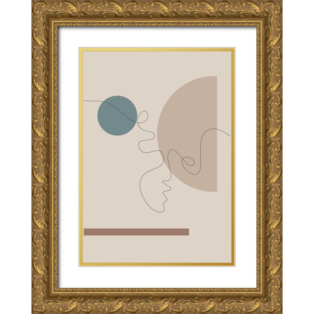 Ratcliffe, Tiffany 24x32 Gold Ornate Wood Framed with Double Matting Museum Art Print Titled ...