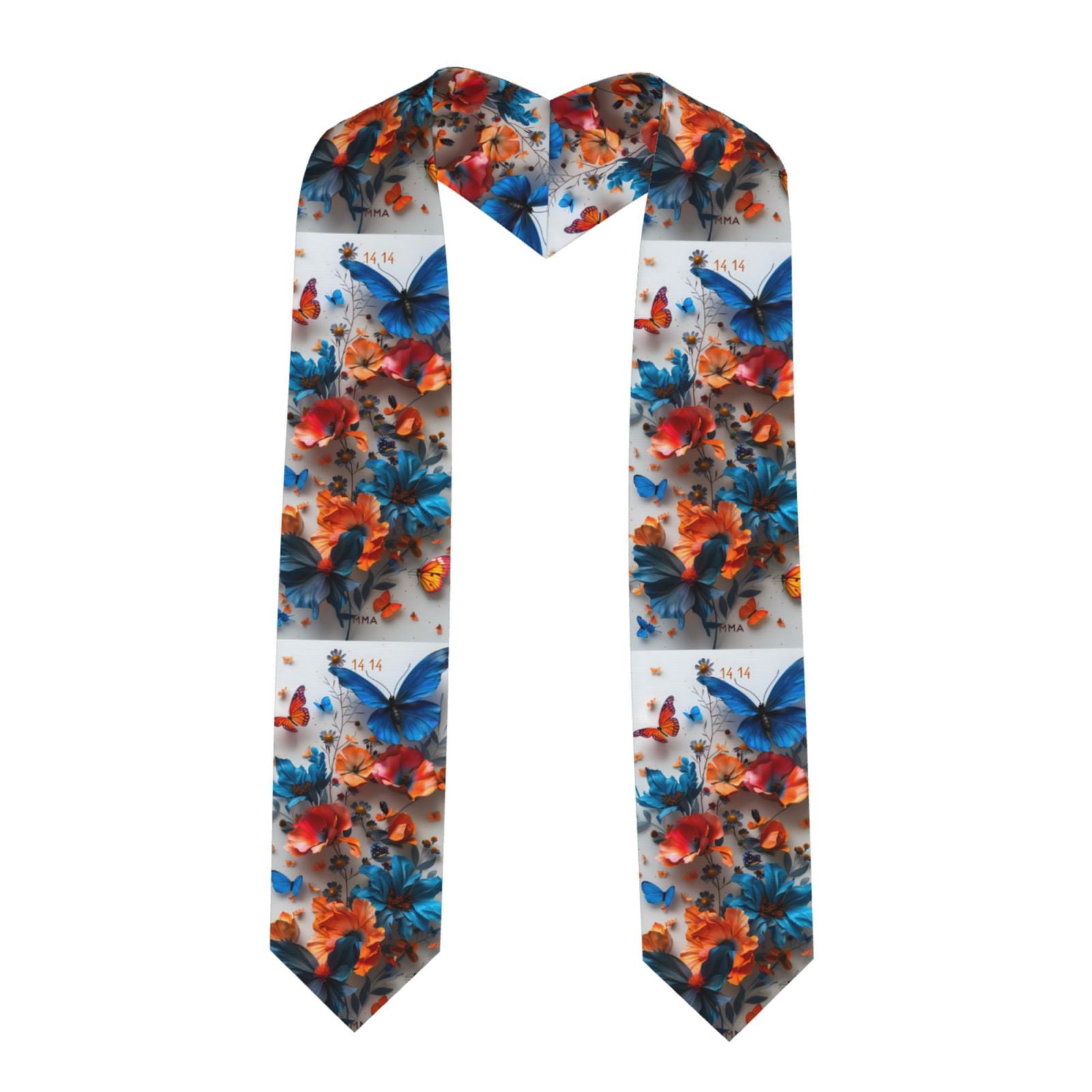 Rateoe 3D Butterfly Pattern Graduation Shawl Stole – Elegant Stole for ...