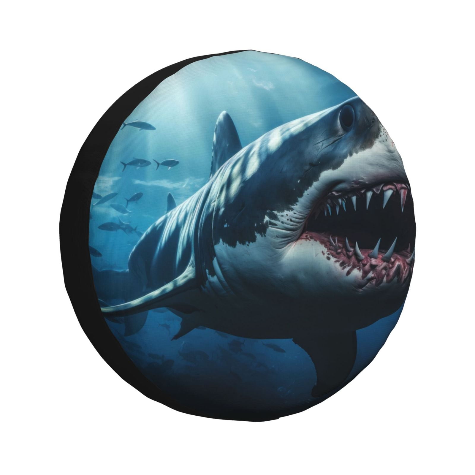 Rateoe 3D Realistic Shark Pattern Tire Cover Wheel Protectors ...