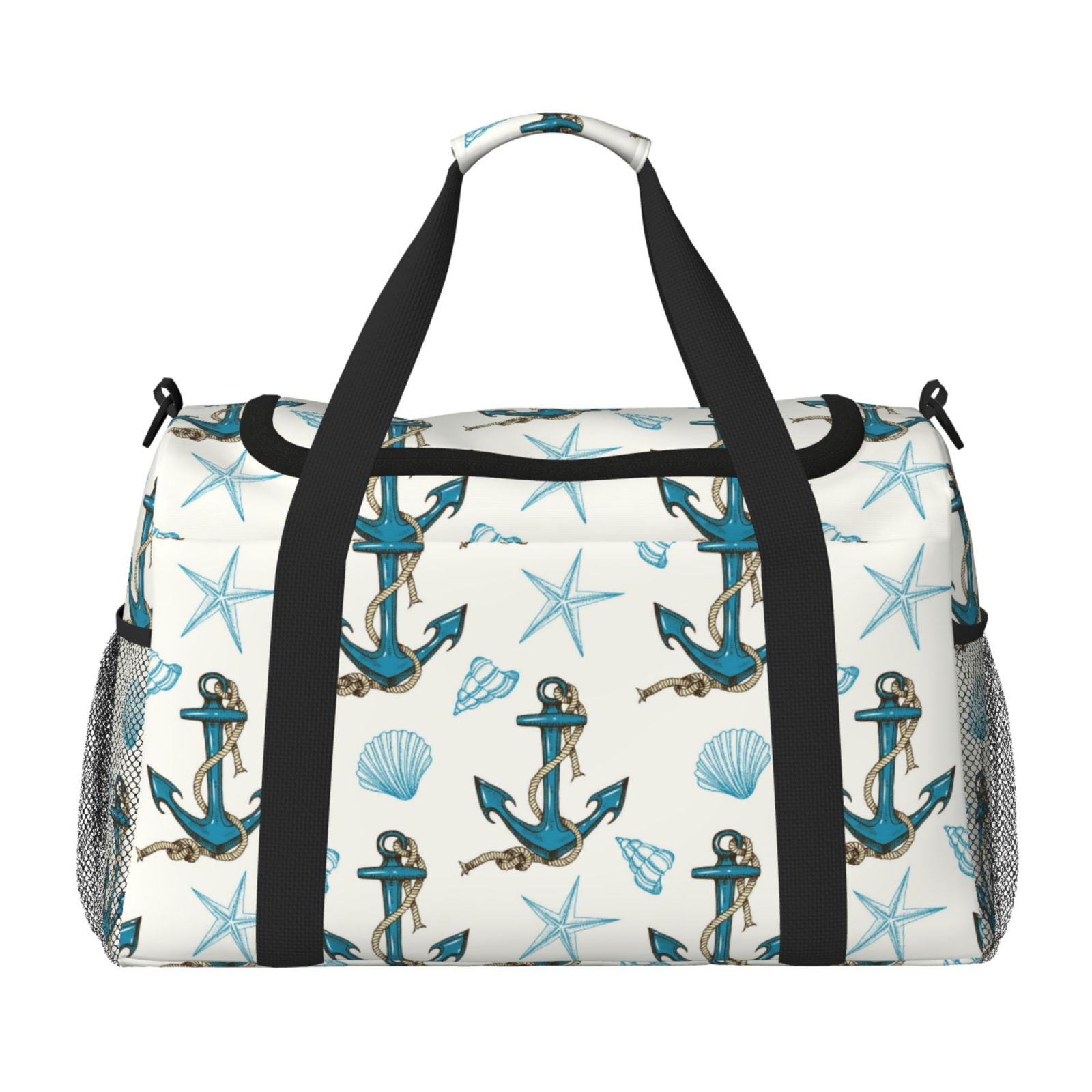Rateoe Anchors And Shells Pattern Gym Bag for Women, Duffle Bag for ...