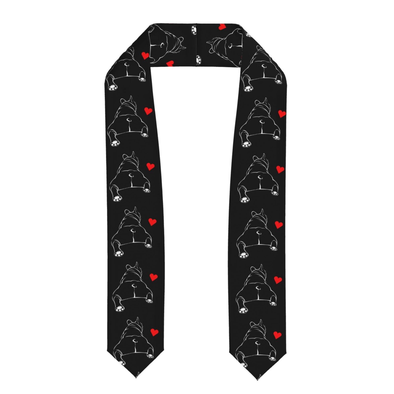 Rateoe Animal Bulldog Pattern Graduation Shawl Stole – Elegant Stole ...
