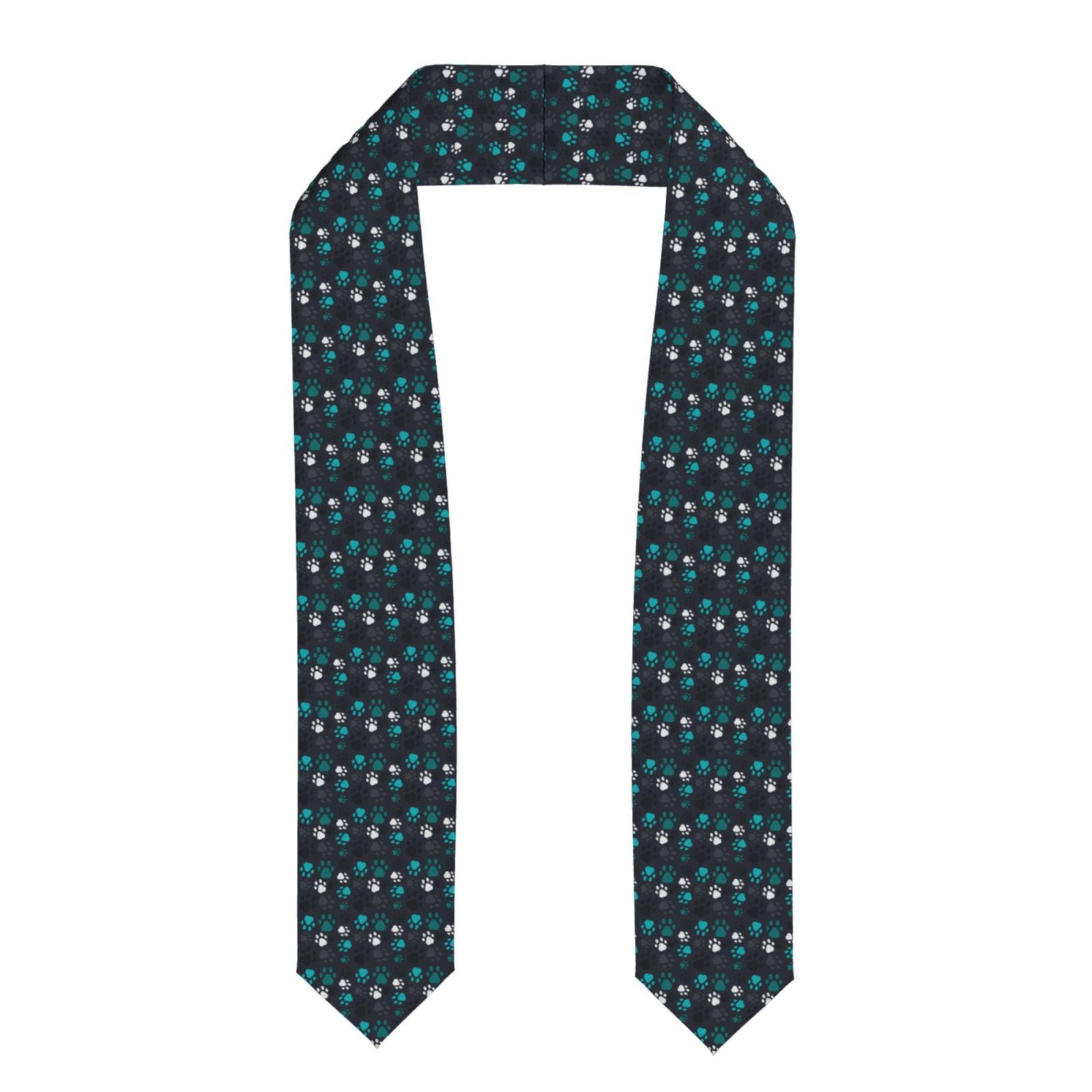 Rateoe Animal Footprints Pattern Graduation Shawl Stole – Elegant Stole ...
