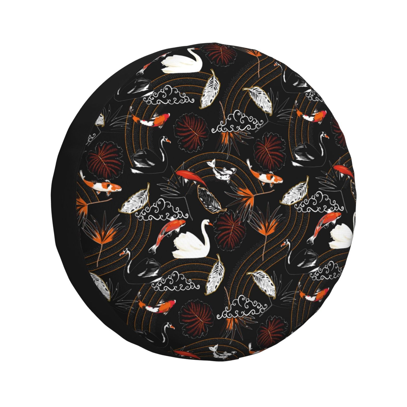 Rateoe Animal Koi Fish Pattern Tire Cover Wheel Protectors Weatherproof ...