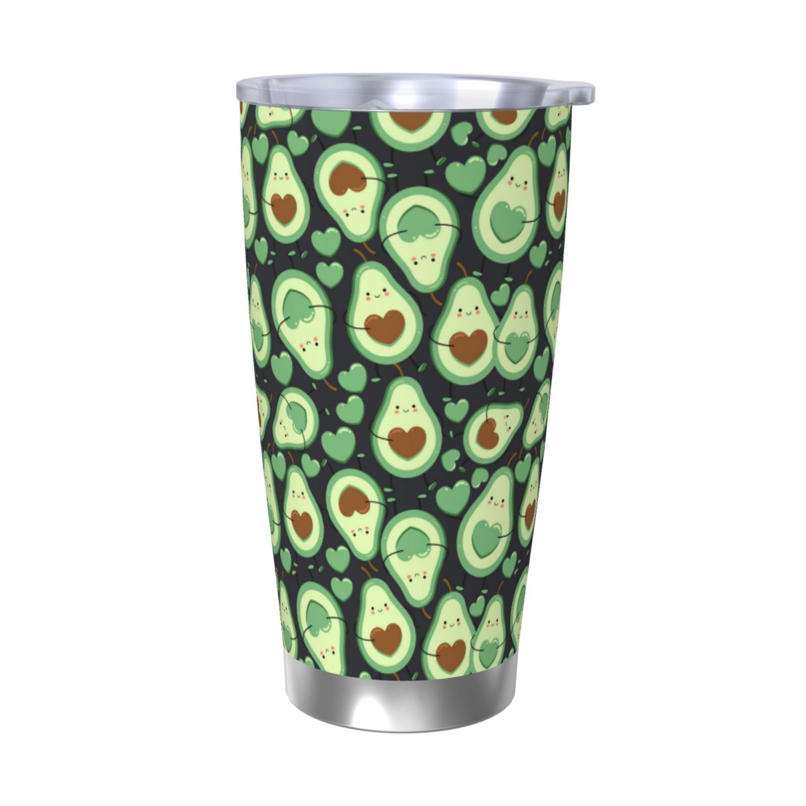 Rateoe Avocado Heart Printed Car Guy Gifts for Men Women Tumbler - 20oz ...