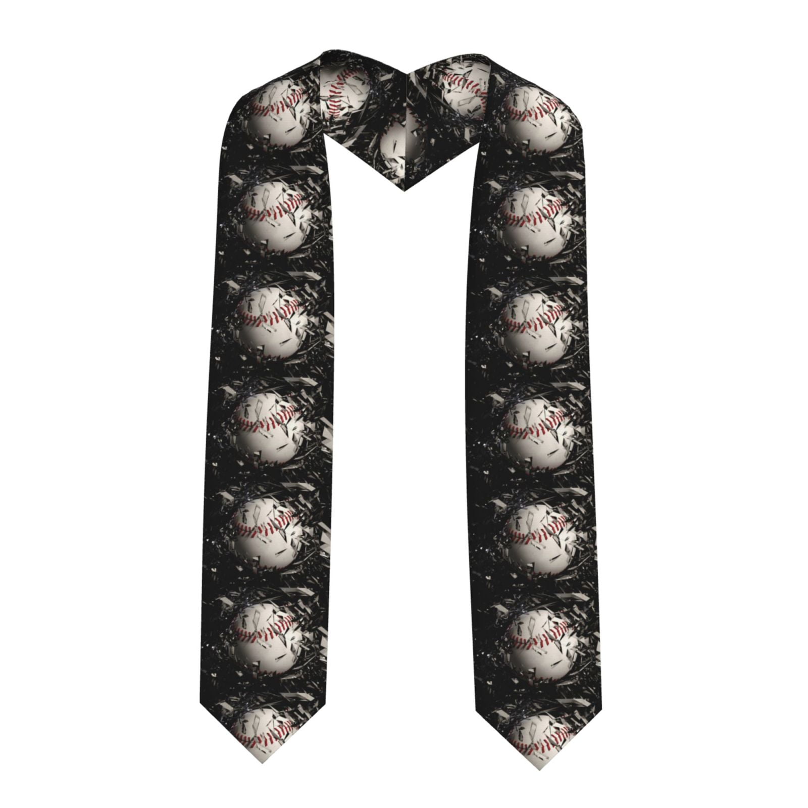 Rateoe Baseball Breaking Glass Pattern Graduation Shawl Stole – Elegant ...