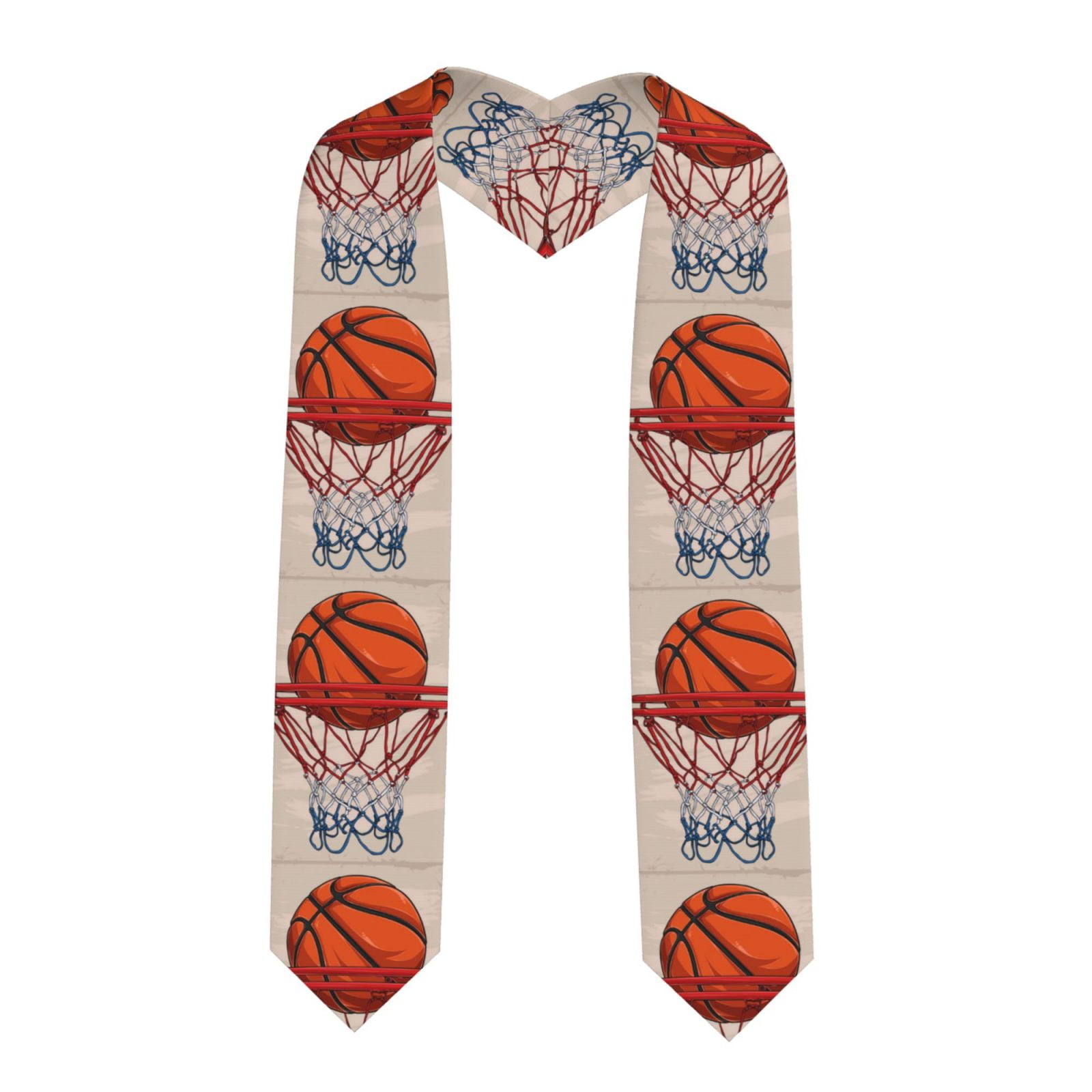 Rateoe Basketball Shot Pattern Graduation Shawl Stole – Elegant Stole ...