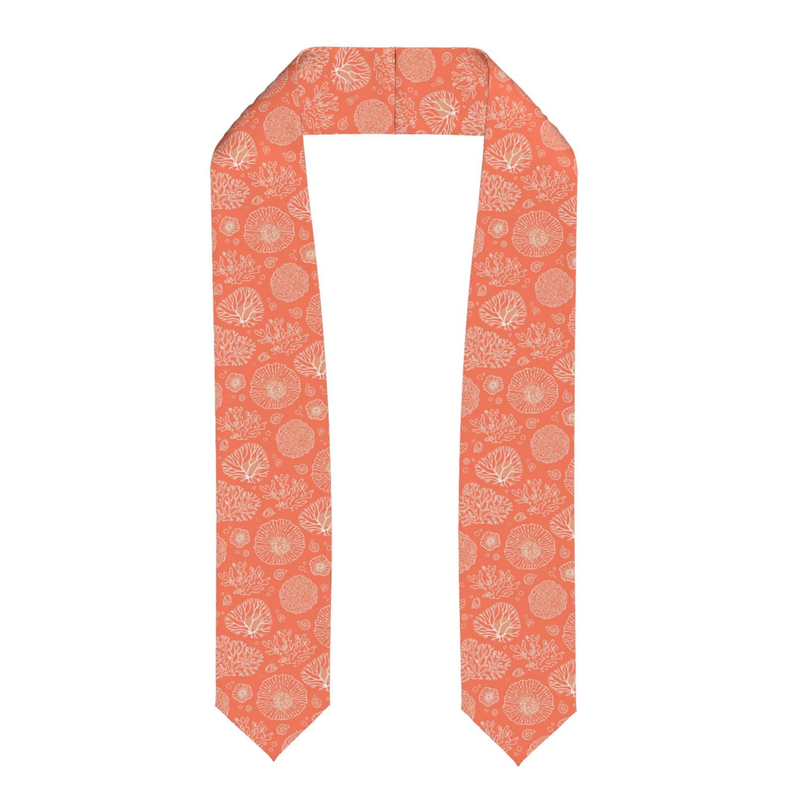 Rateoe Beautiful Corals Pattern Graduation Shawl Stole – Elegant Stole ...