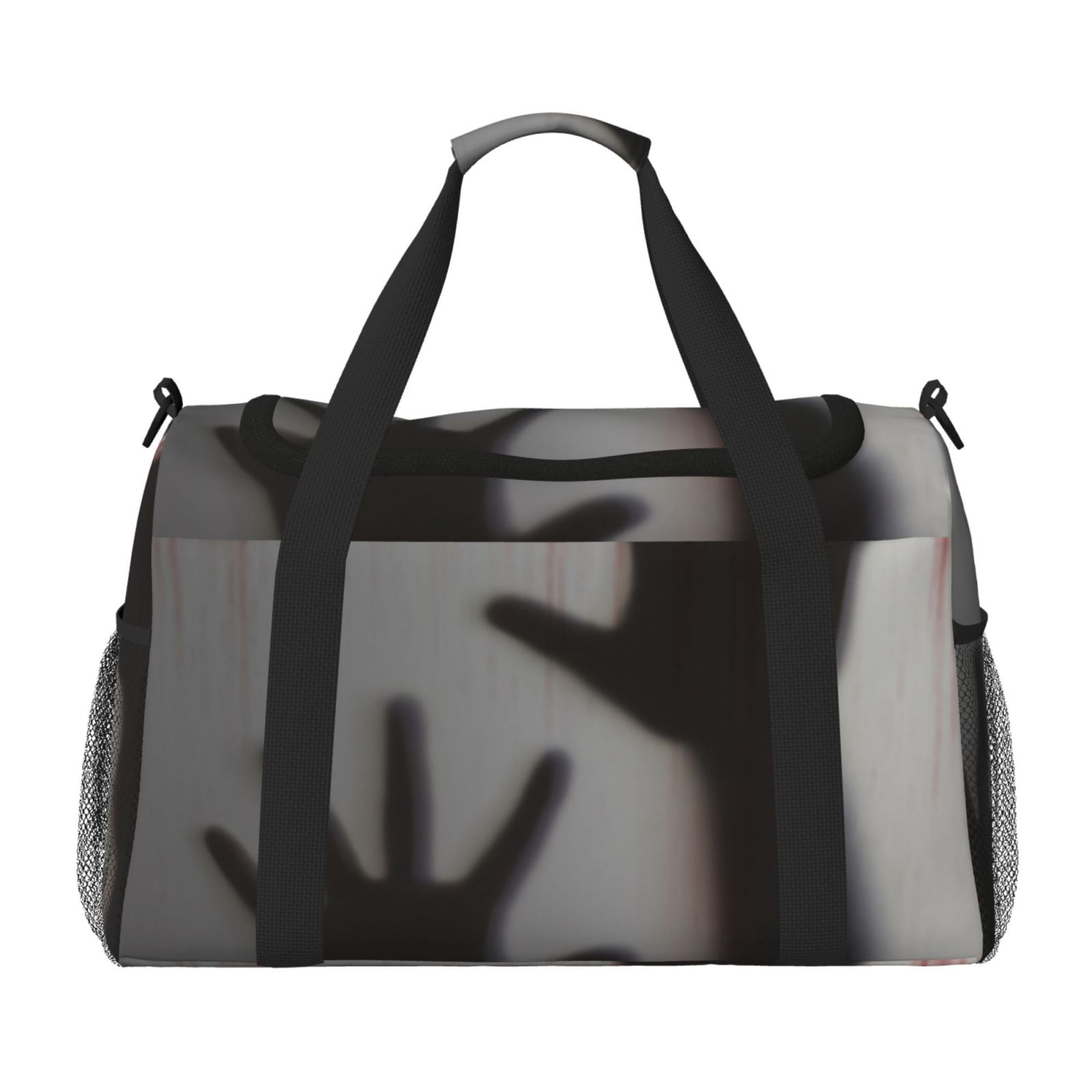 Rateoe Bloody Hand Behind Pattern Gym Bag for Women, Duffle Bag for ...