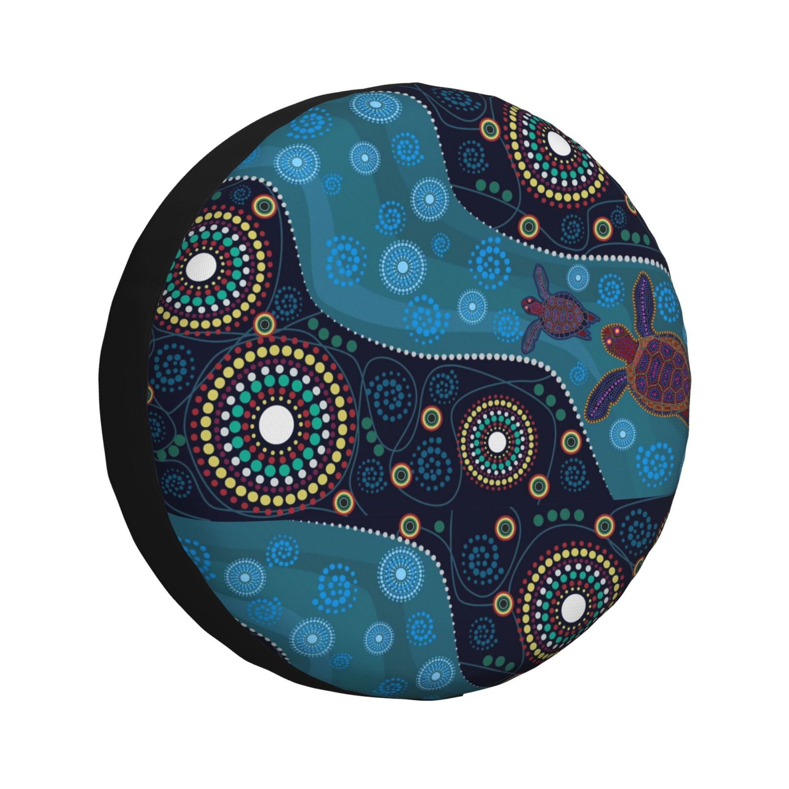 Rateoe Bohemian Turtle Pattern Tire Cover Wheel Protectors Weatherproof ...