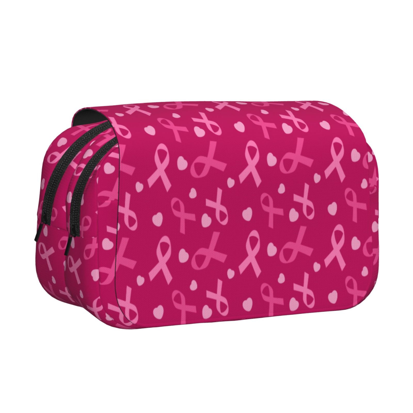 Rateoe Breast Cancer Awareness6 Pattern Double Clamshell Pen Case ...