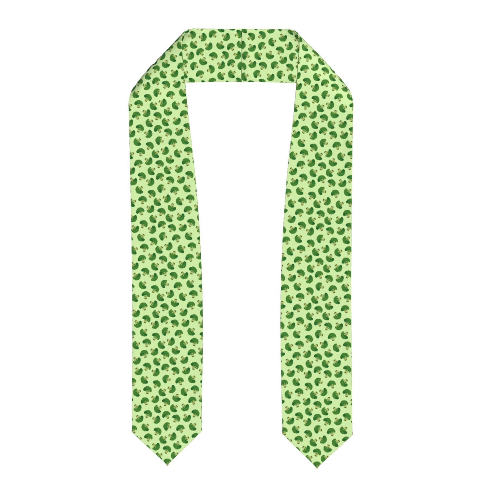 Rateoe Broccoli Vegetables Pattern Graduation Shawl Stole – Elegant ...