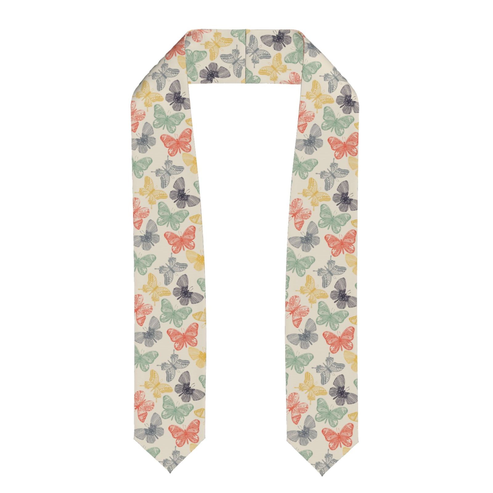 Rateoe Butterfly Pattern Graduation Shawl Stole – Elegant Stole for ...