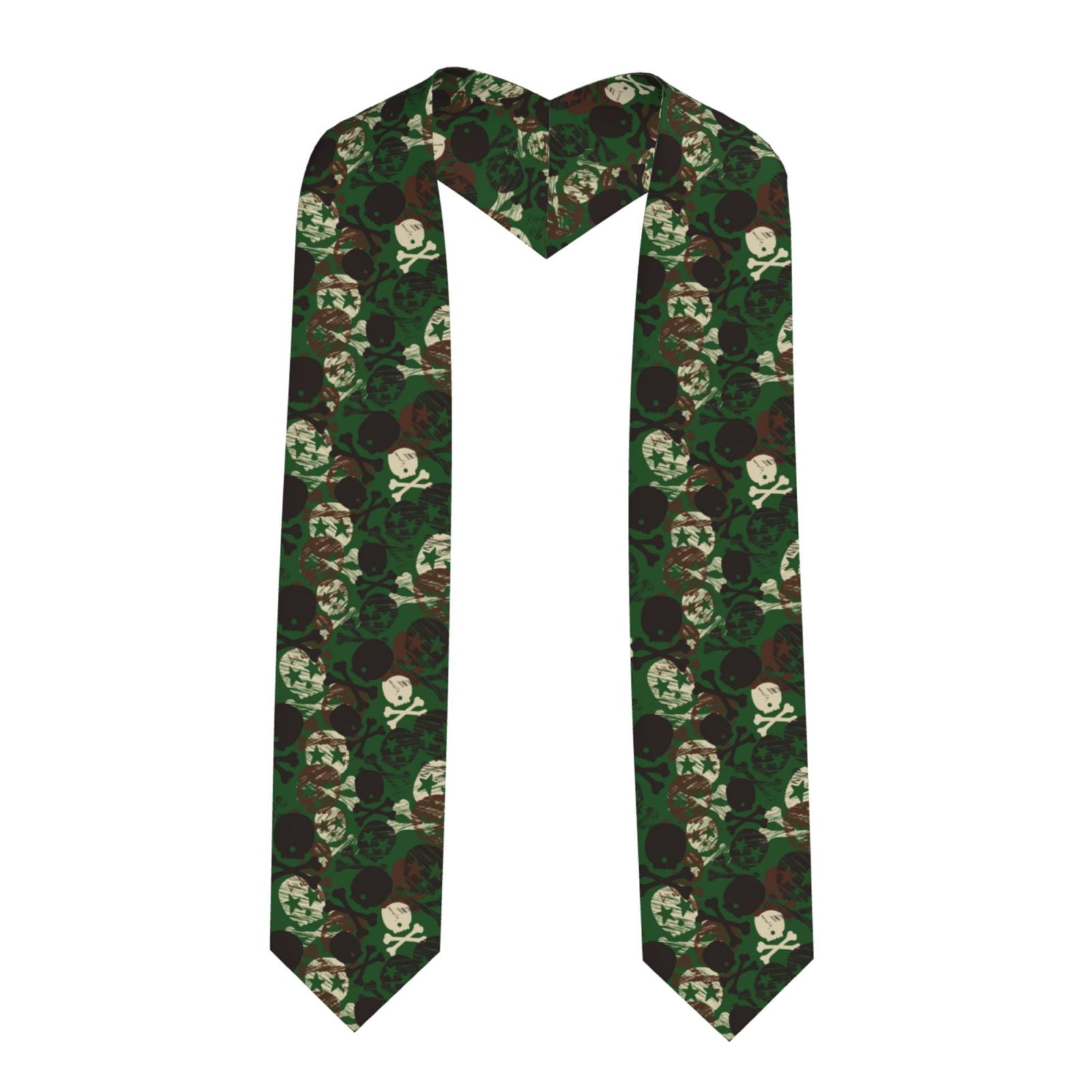 Rateoe Camouflage Skull Pattern Graduation Shawl Stole – Elegant Stole ...