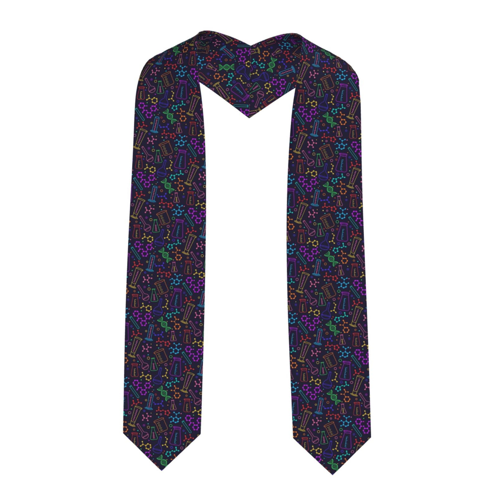 Rateoe Chemistry Science Pattern Graduation Shawl Stole – Elegant Stole ...