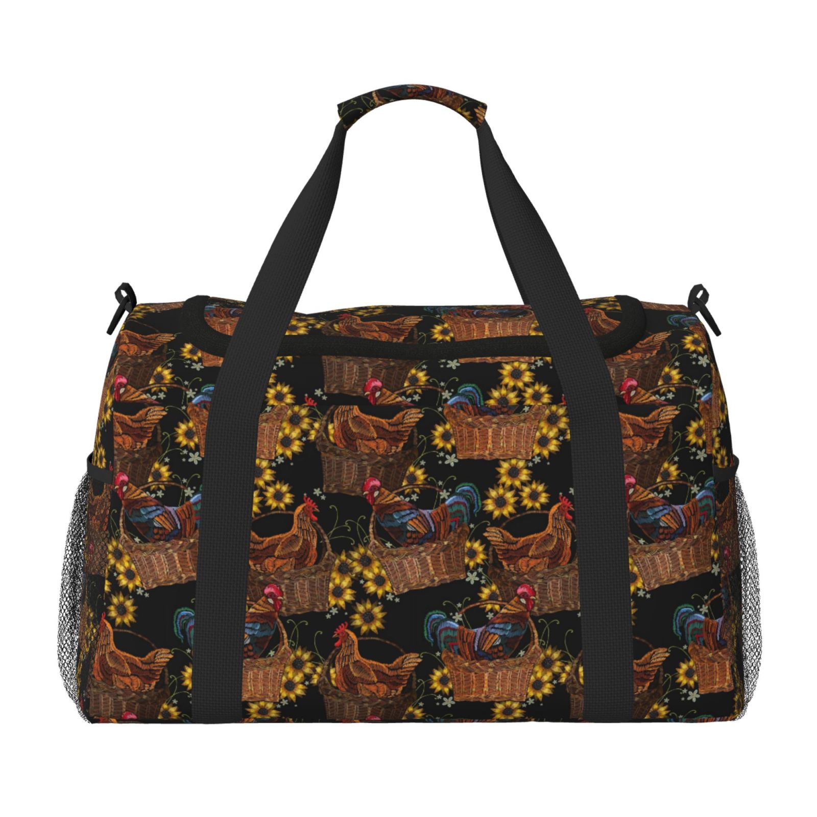 Rateoe Chicken Rooster Pattern Gym Bag for Women, Duffle Bag for Travel ...