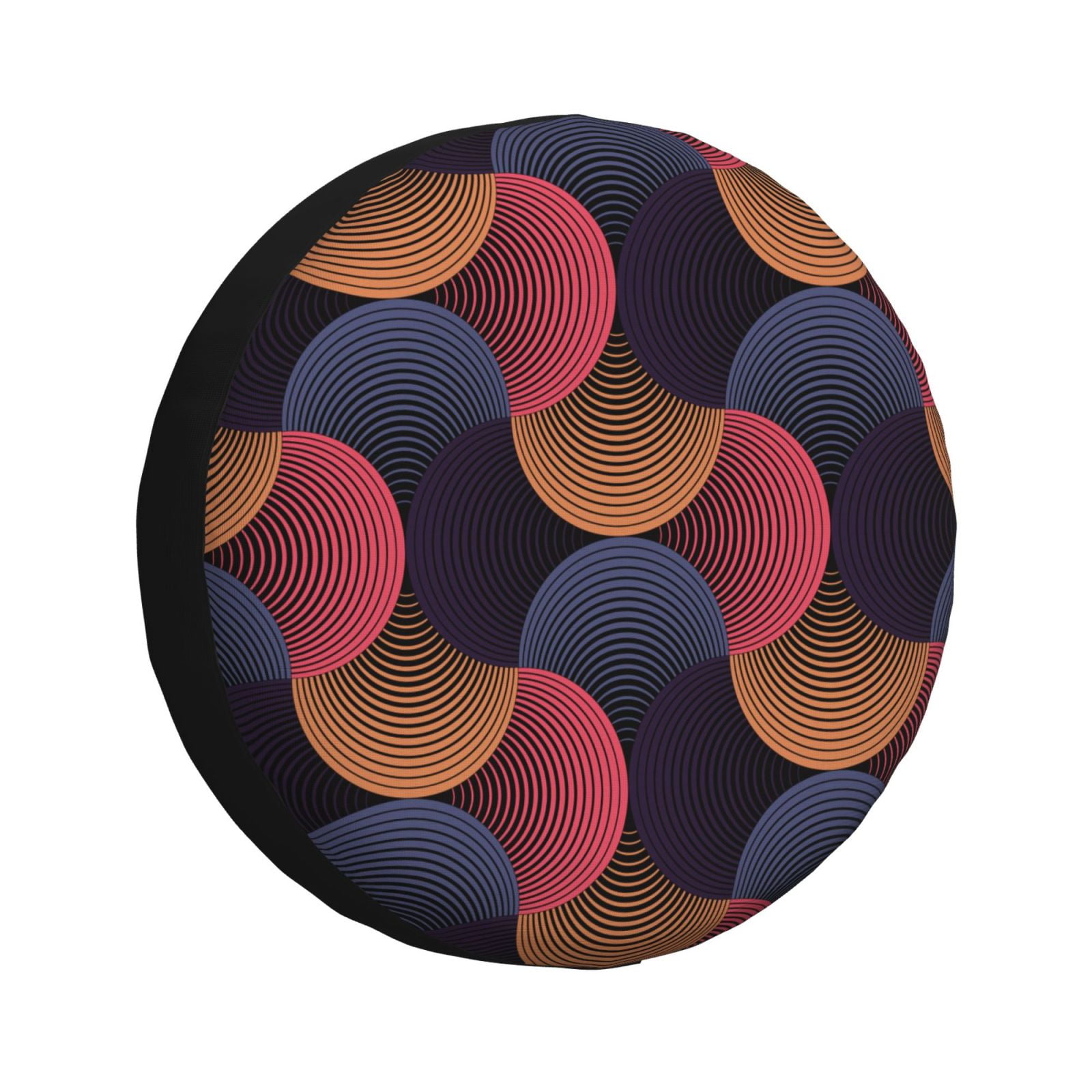 Rateoe Circular Stripes Pattern Tire Cover Wheel Protectors ...