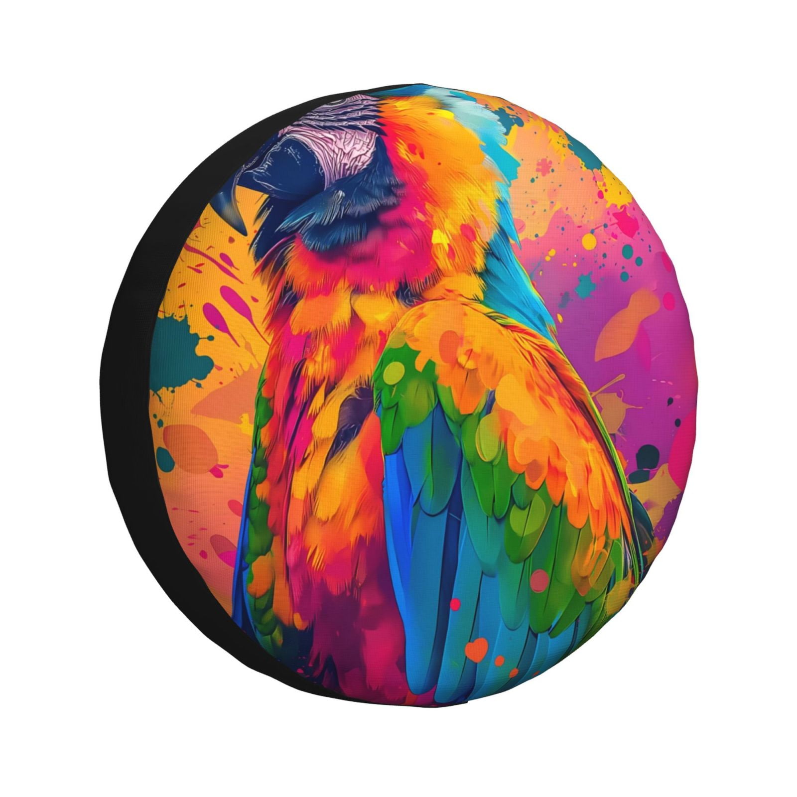 Rateoe Colorful Parrot Jungle Dream A Pattern Tire Cover Wheel ...