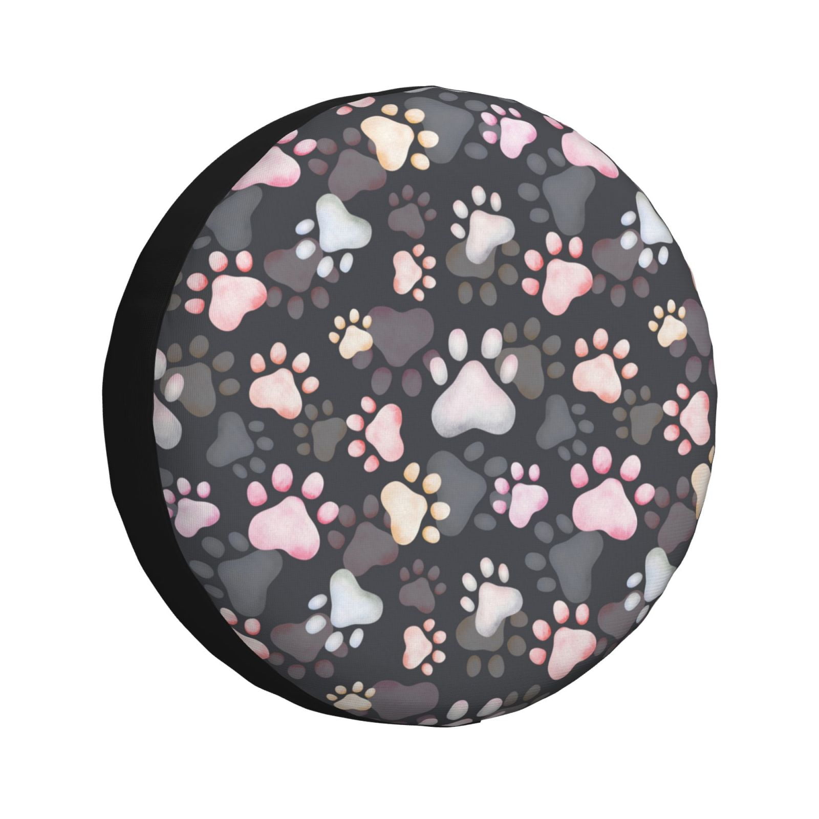 Rateoe Colorful Paws Of Dog Pattern Tire Cover Wheel Protectors ...