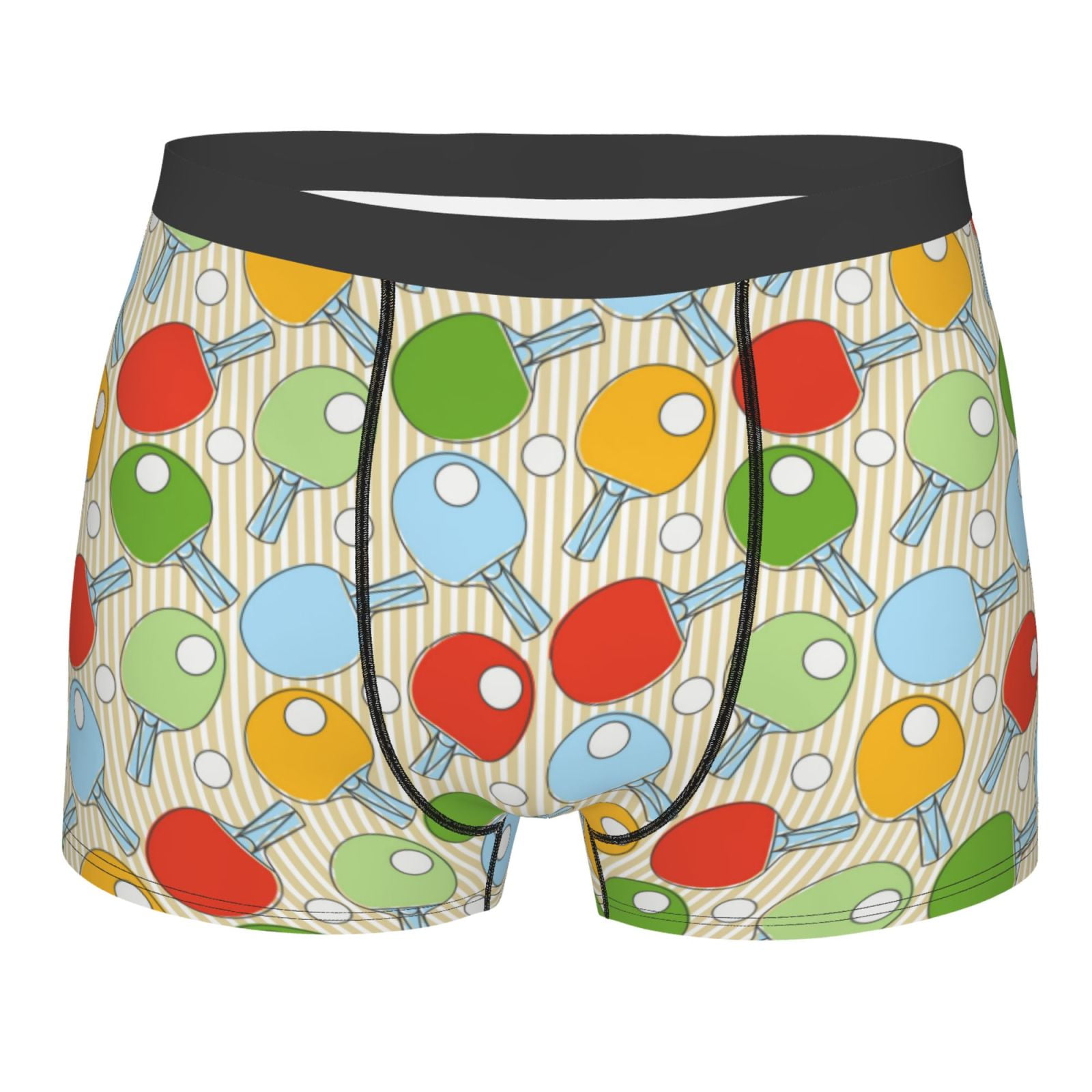 Rateoe Colorful Ping Pong Rackets1 Mens Boxer Briefs Poly Spandex ...